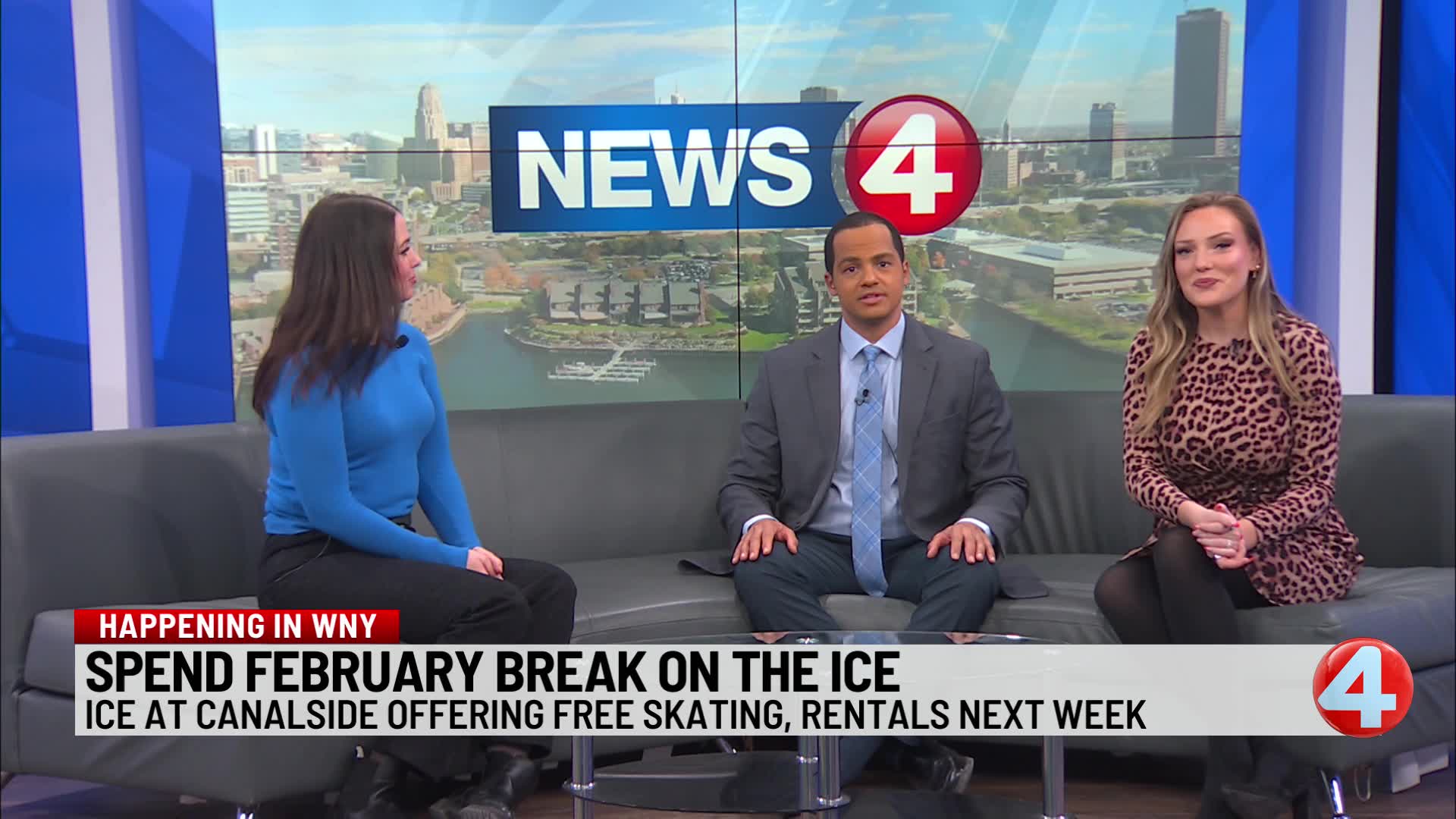 Canalside offering free ice skating during winter break – News 4 Buffalo