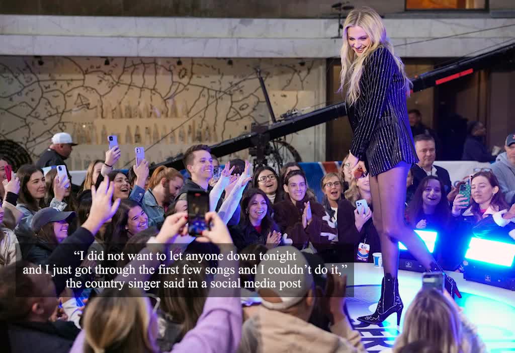 Kelsea Ballerini show rescheduled after walking off stage mid-set ...