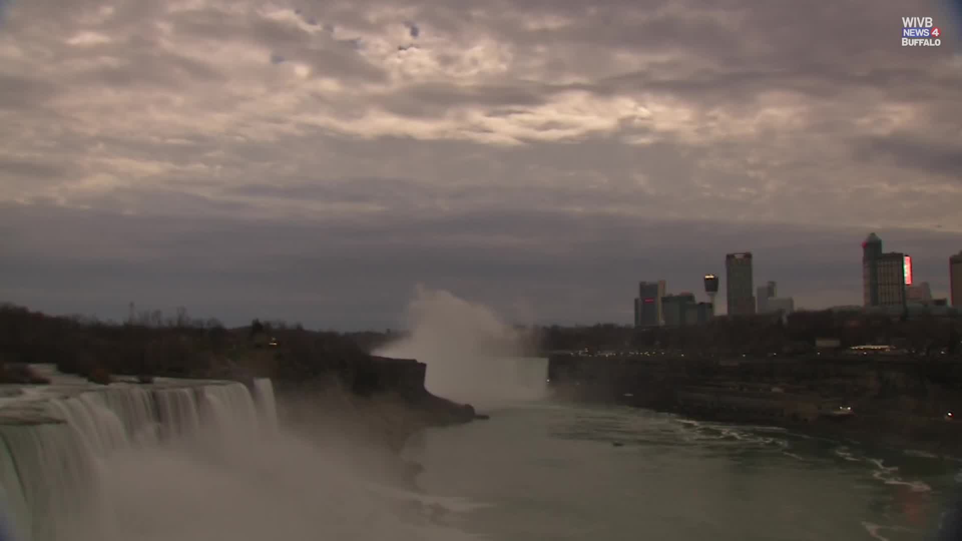 Niagara Falls eclipse timelapse – News 4 Buffalo