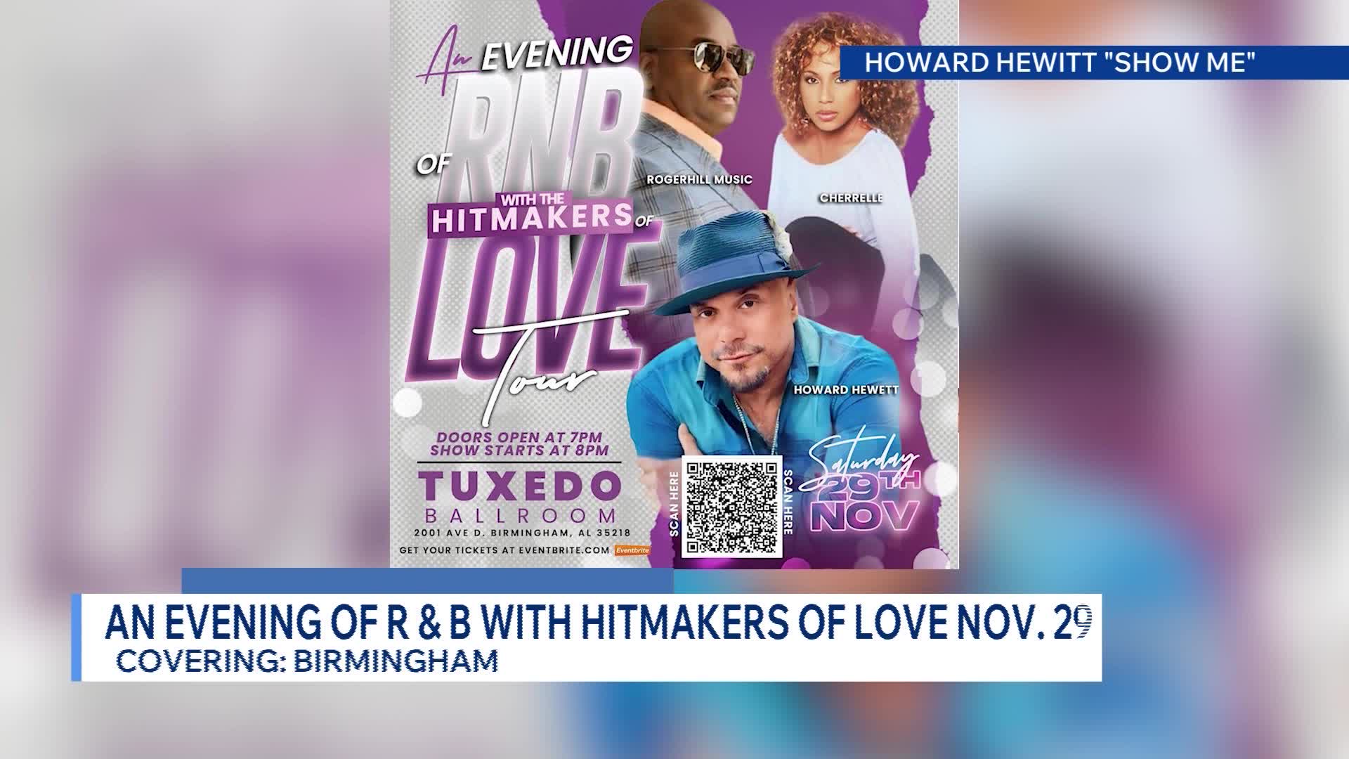 R&B Hitmakers Concert Featuring Howard Hewitt Nov. 29 – CBS 42