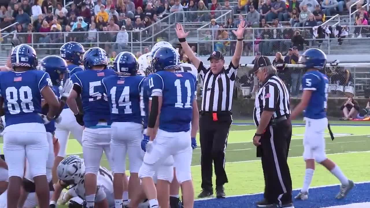 United Eagles vs. Lisbon Blue Devils high school football game recap ...