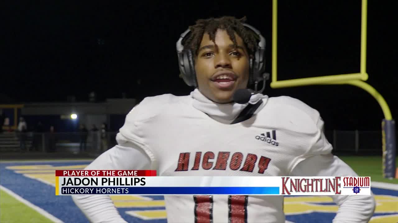 Player of the Game: Hickory’s Jadon Phillips – WKBN.com