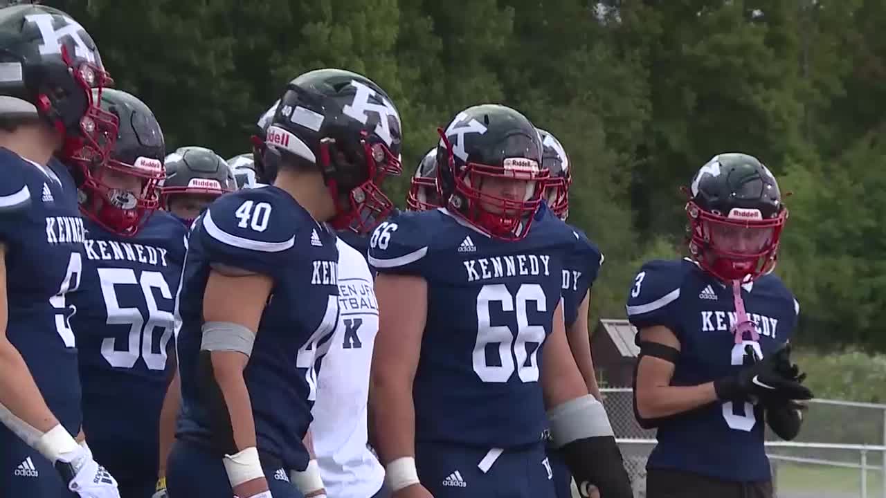 Champion Golden Flashes vs. Warren JFK Eagles high school football ...