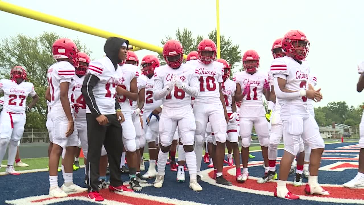 Chaney Cowboys vs. Akron East Dragons high school football game ...