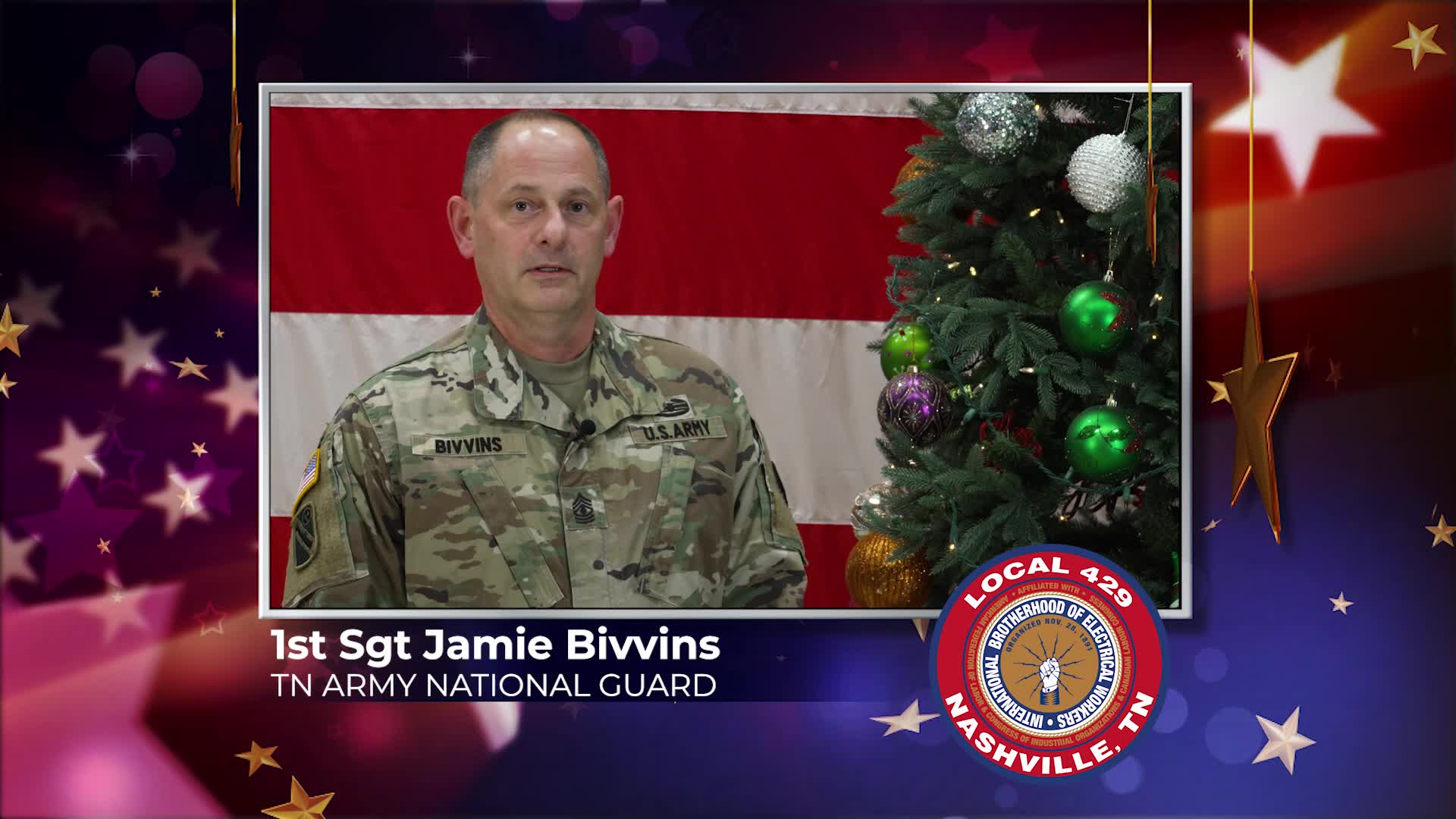 Military Greetings 2025: 1st Sgt Jamie Bivvins – WKRN News 2