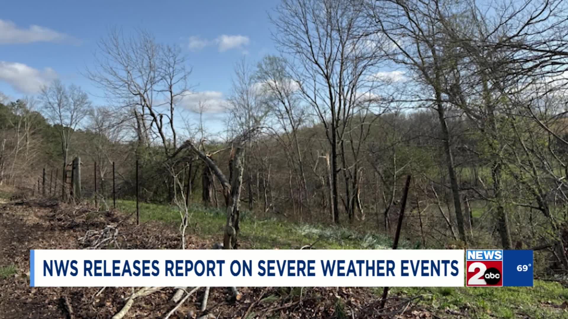 National Weather Service releases report on severe weather events ...