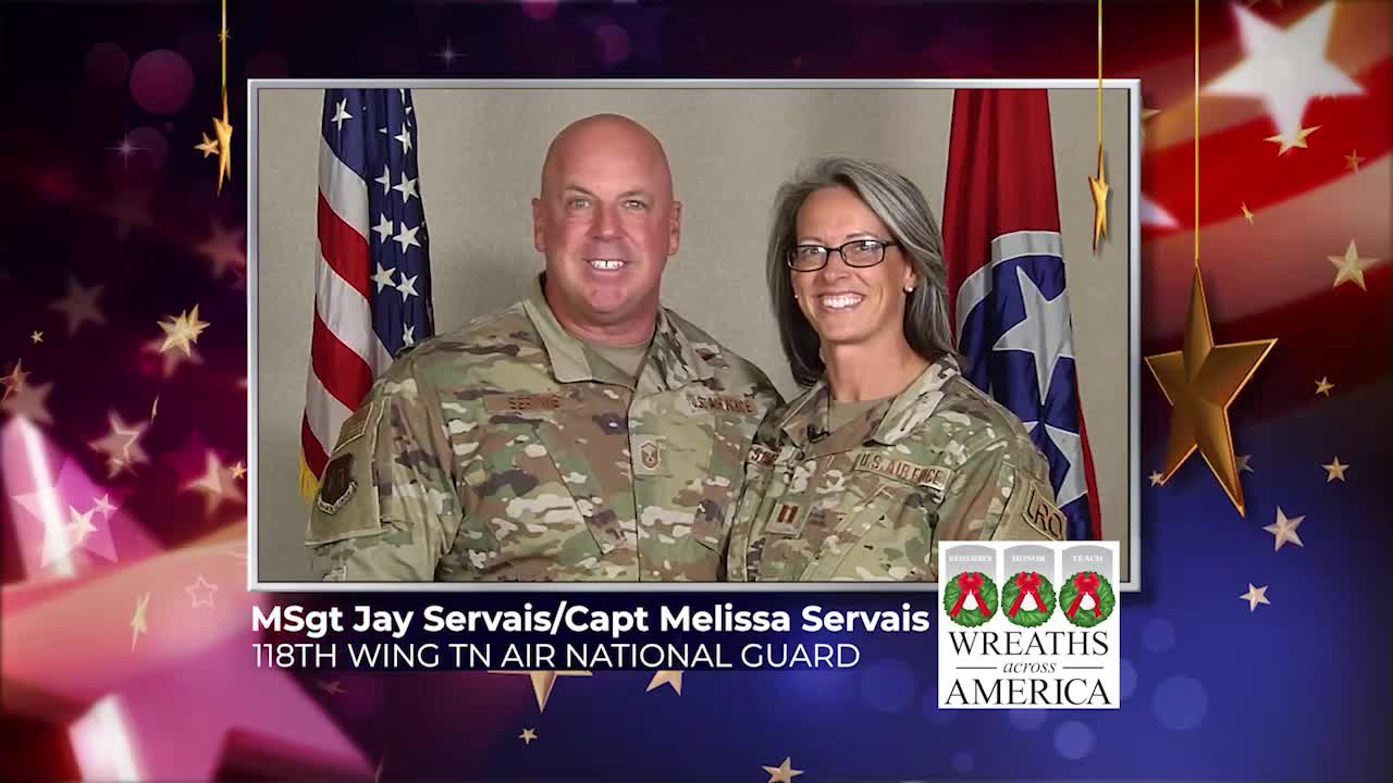 Troop Salutes 2023: MSgt Jay Servais & Capt Melissa Servais – WKRN News 2