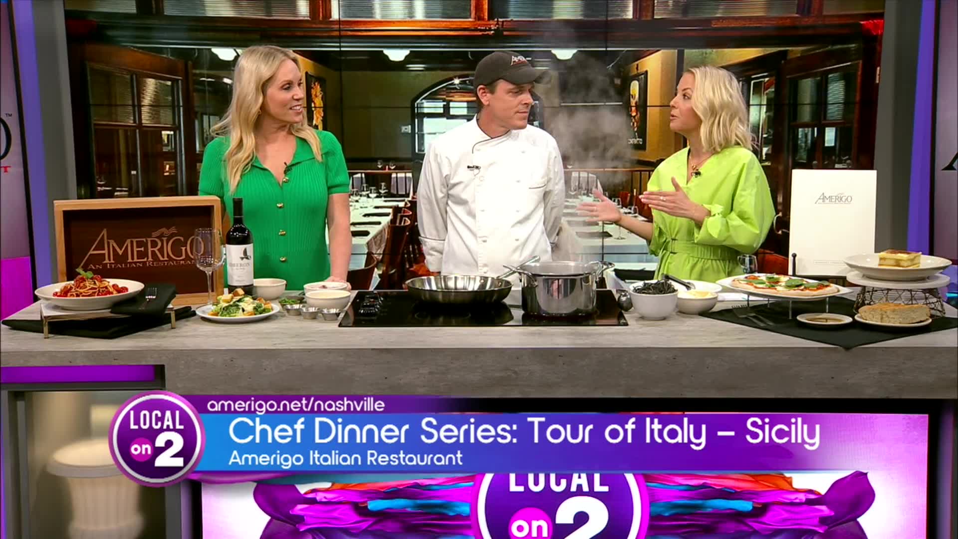 Amerigo: Chef Dinner Series – WKRN News 2