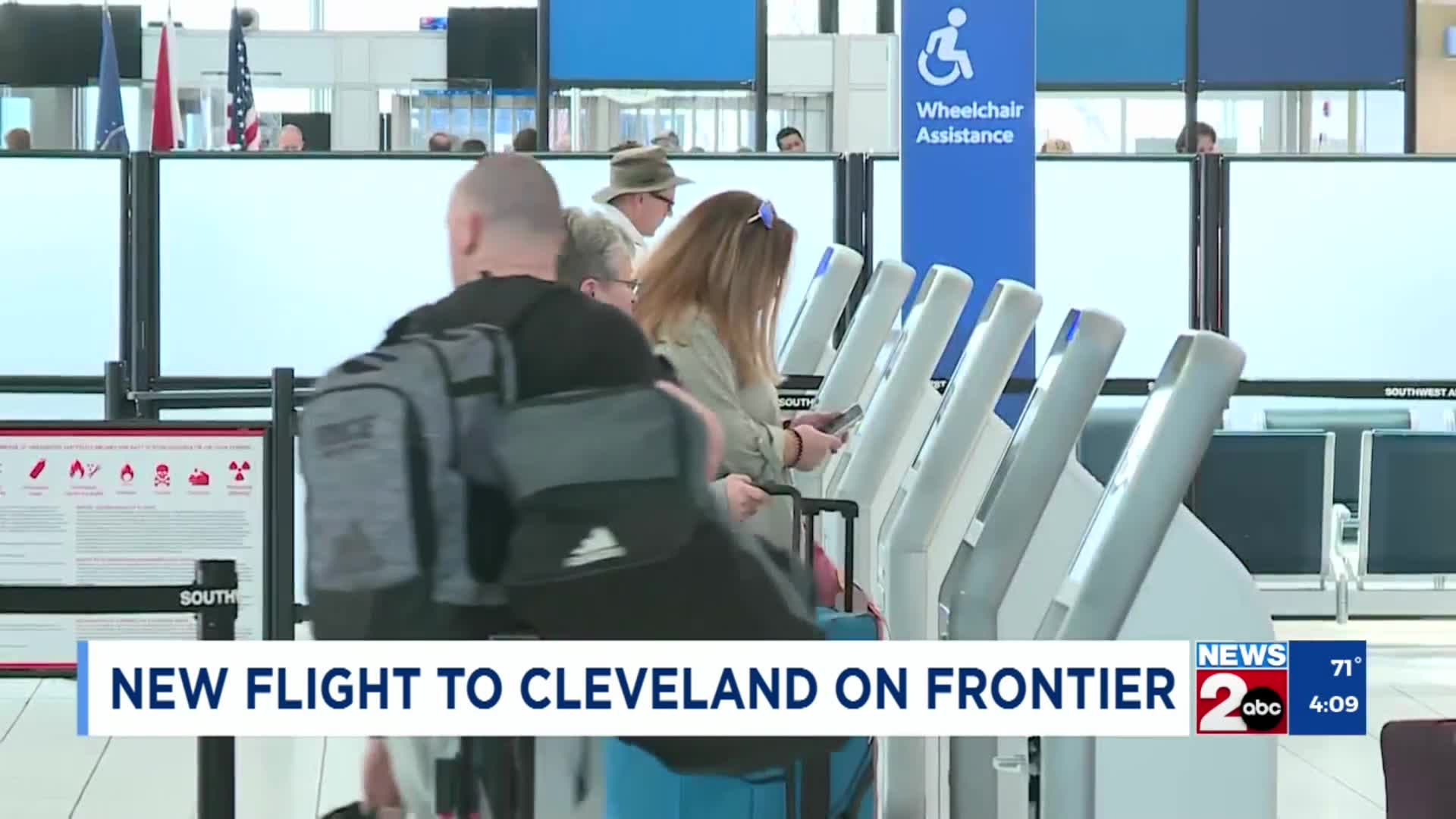 Frontier adds new nonstop route to Cleveland at BNA – WKRN News 2