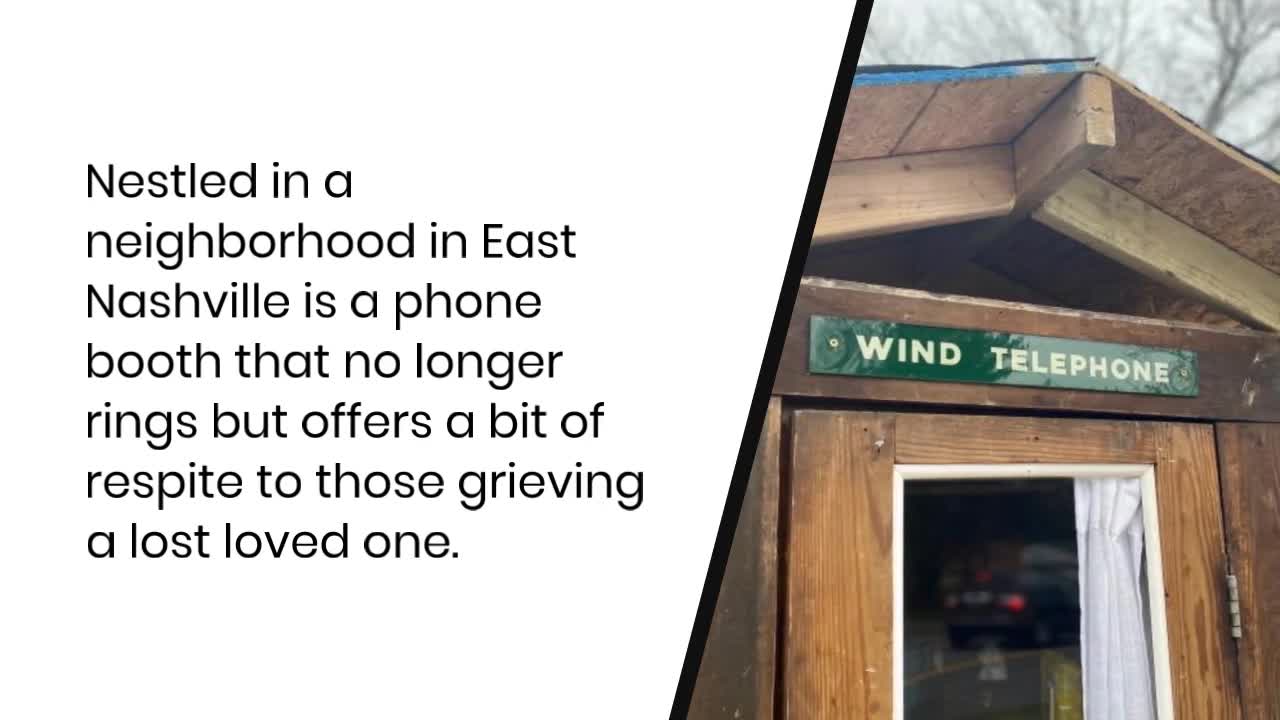 Tennessee’s first wind telephone offers solace to people grieving +L5V ...