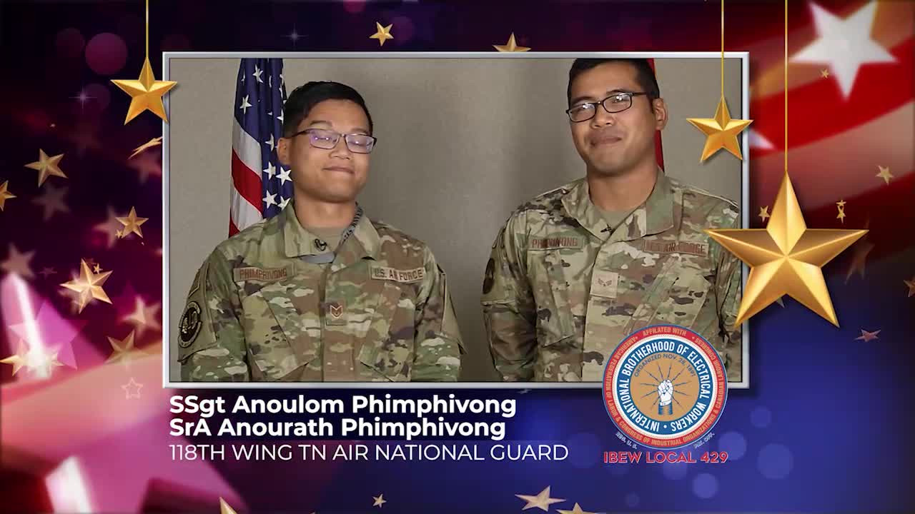 Troop Salutes 2023: SSgt Anoulom Phimphivong & SrA Anourath Phimphivong ...