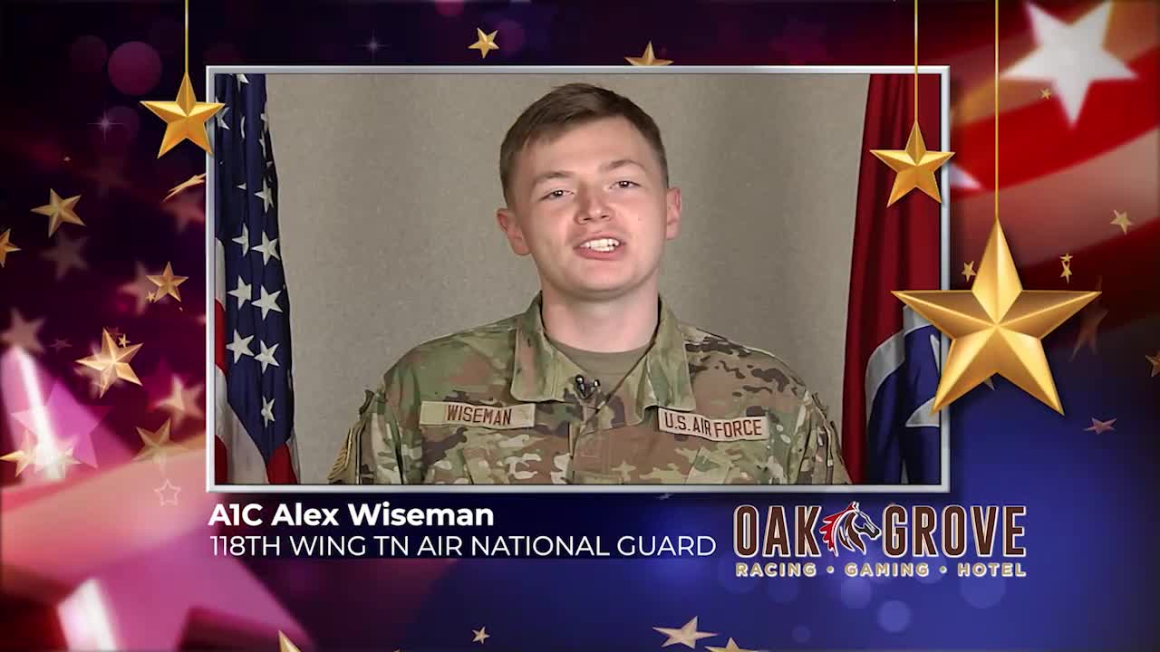 Troop Salutes 2023: A1C Alex Wiseman – WKRN News 2
