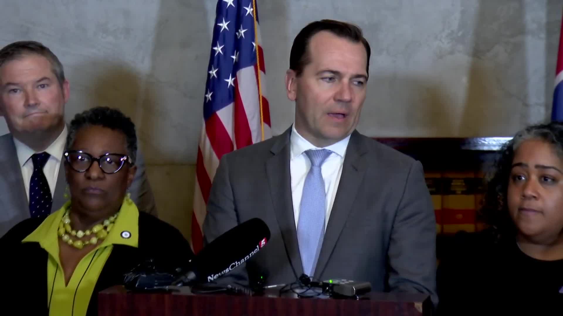 House Dem. Caucus chair John Ray Clemmons speaks after 2025 legislative ...