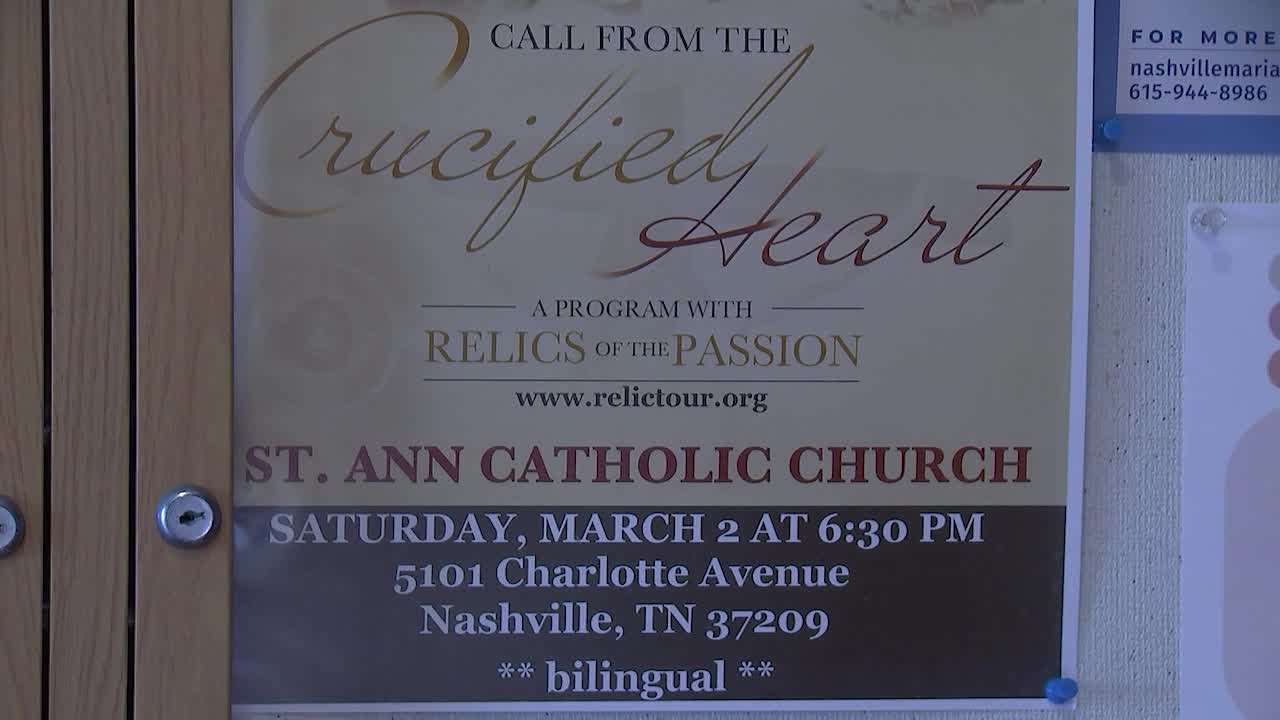 Relics on display at St. Ann Catholic Church in Nashville – WKRN News 2