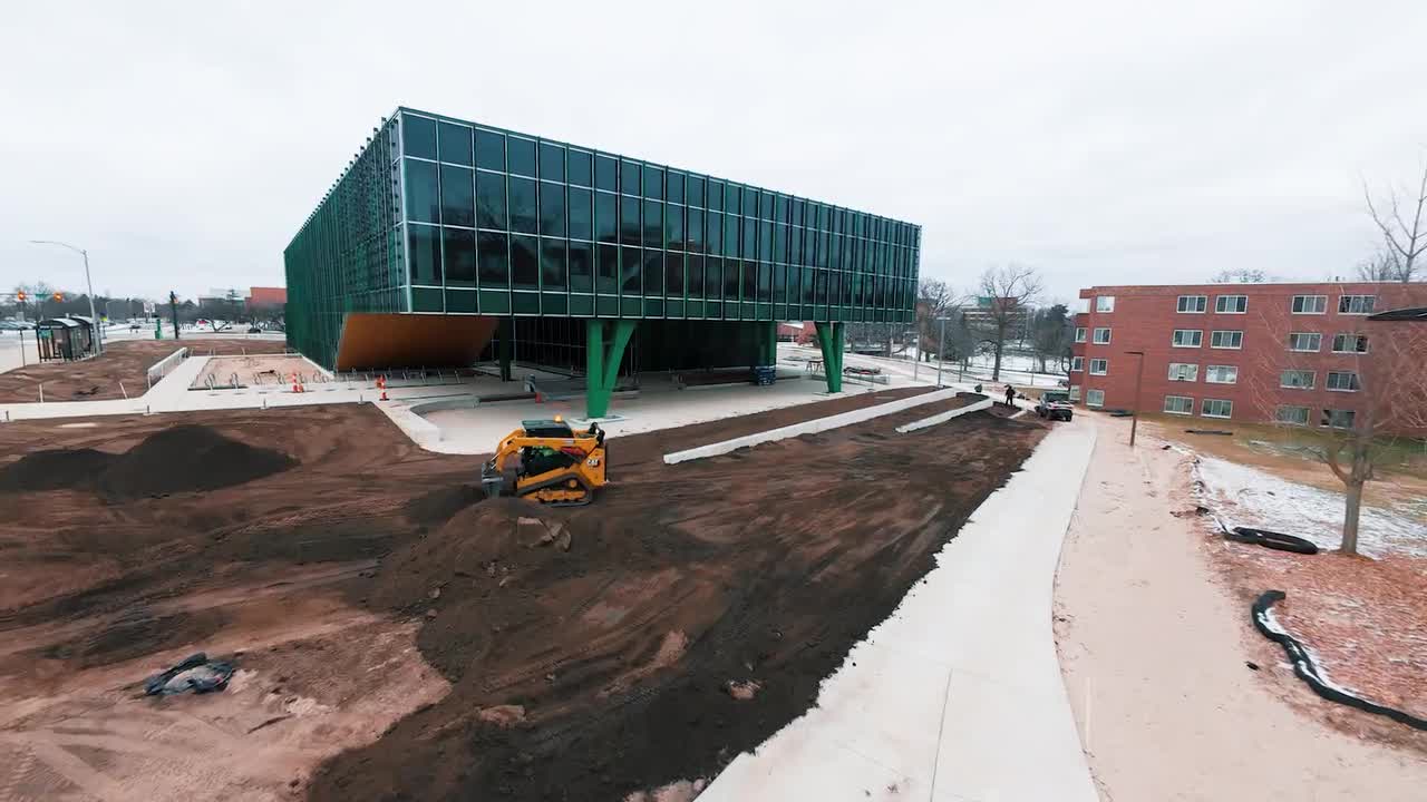 MSU Multicultural Center drone fly through – WLNS 6 News