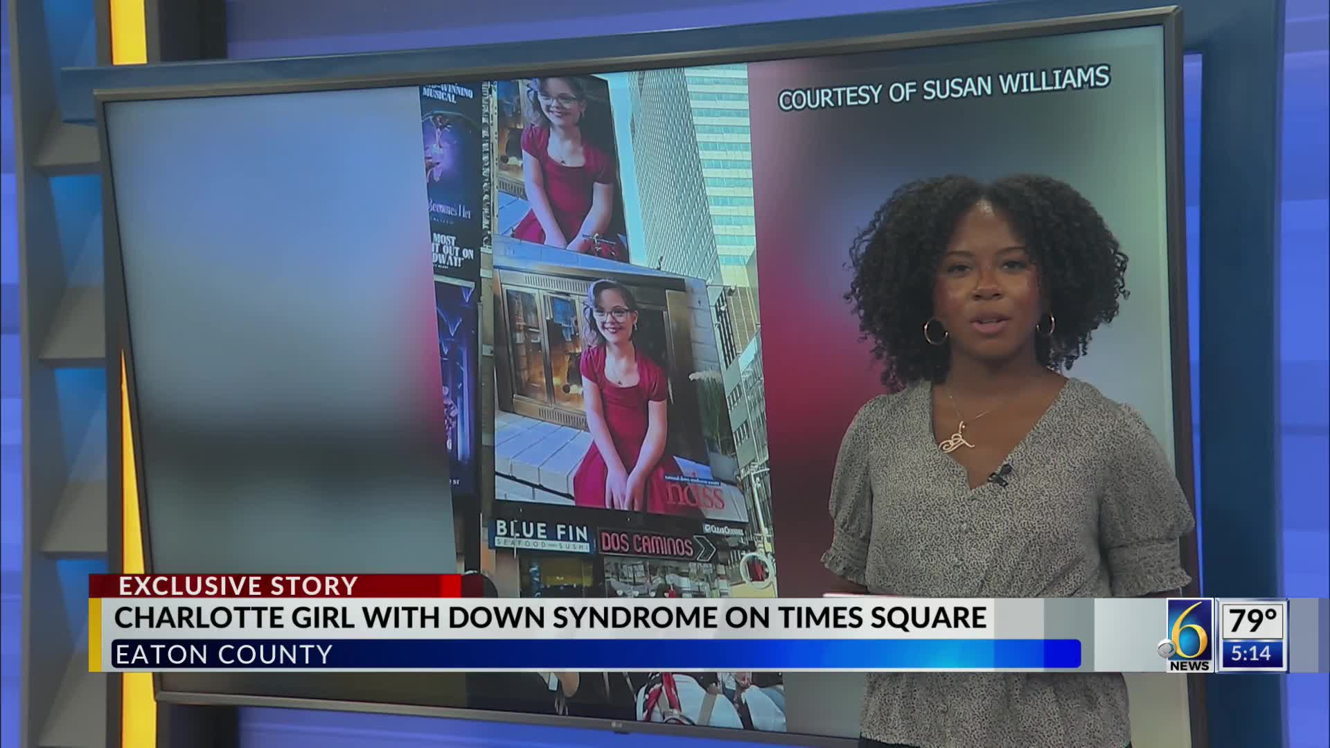 Michigan girl with Down syndrome shines in Times Square – WLNS 6 News