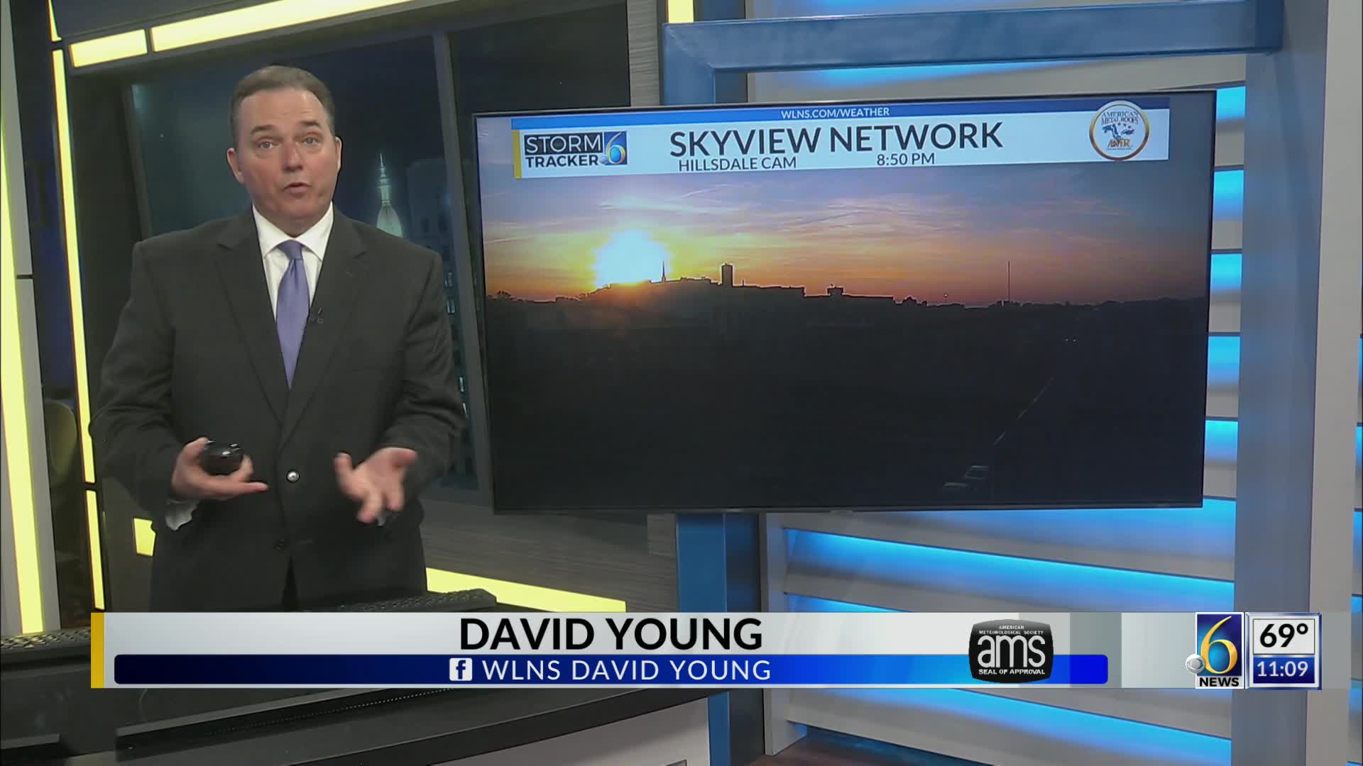 BEAUTIFUL SUNSET IN MID MICHIGAN THIS EVENING…. – WLNS 6 News