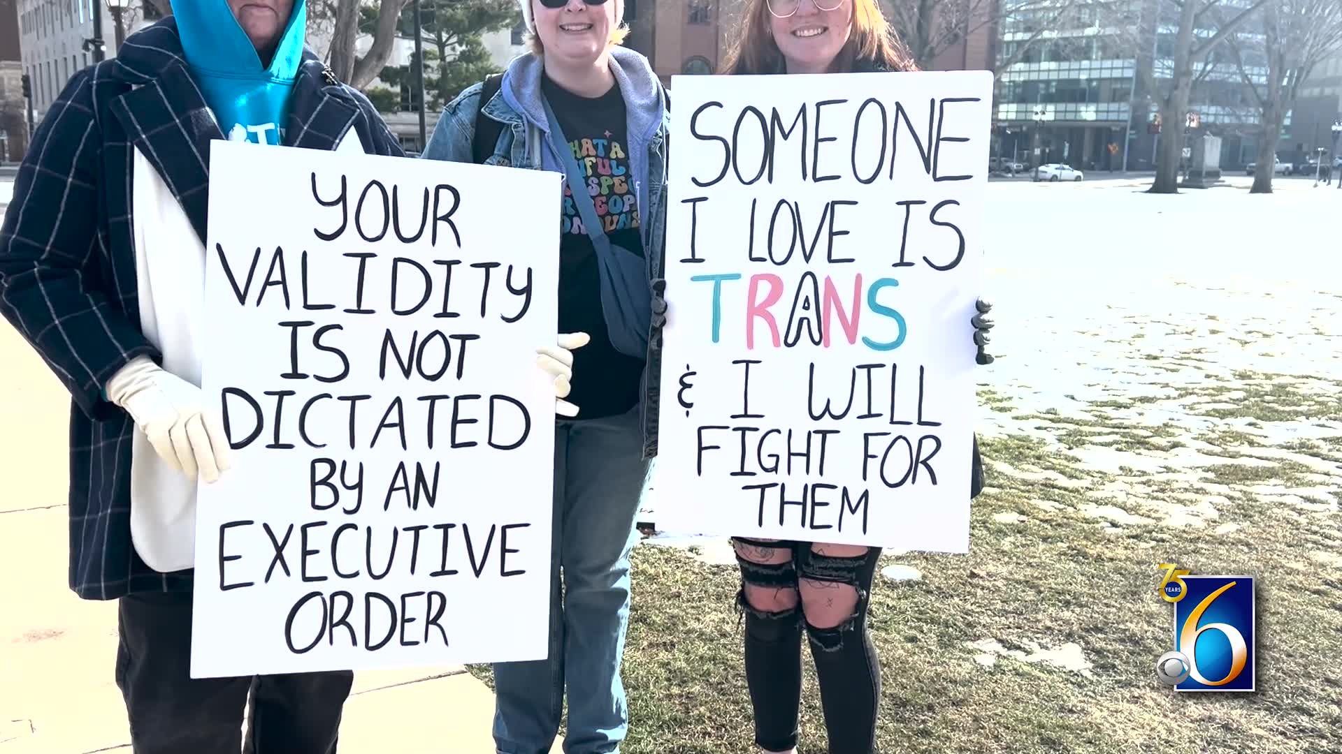 Dozens rally for transgender unity at the Michigan state capitol – WLNS ...