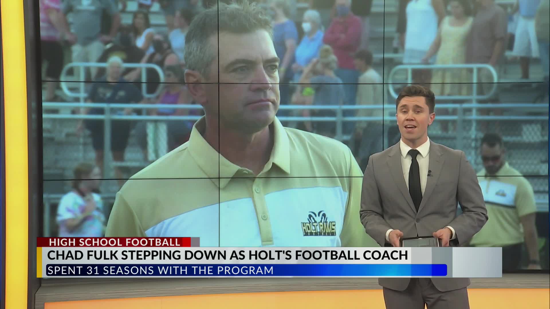 Holt football coach Chad Fulk is stepping down after 31 years with the ...