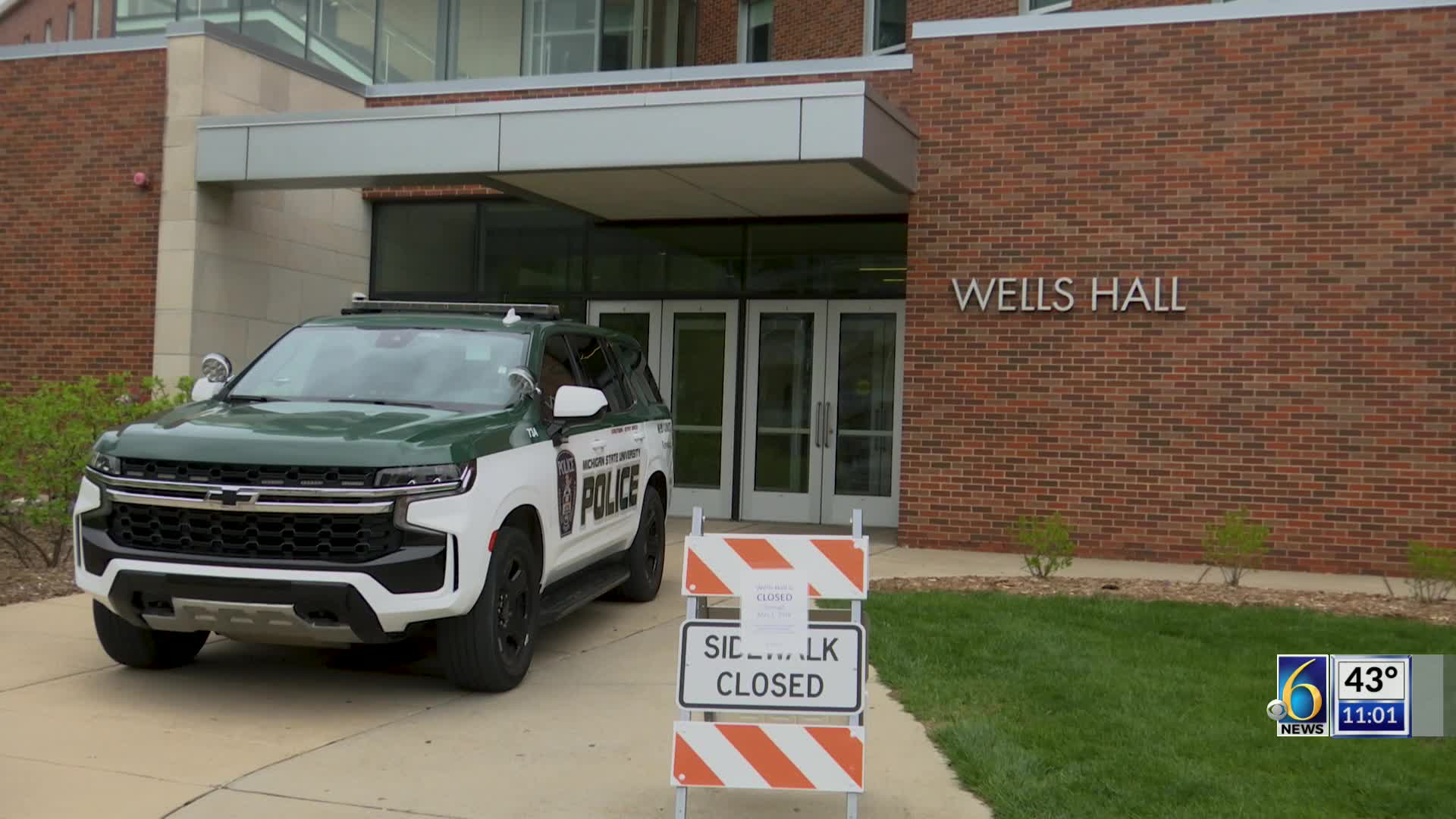 Man facing meth charge in MSU Wells Hall chemical incident – WLNS 6 News