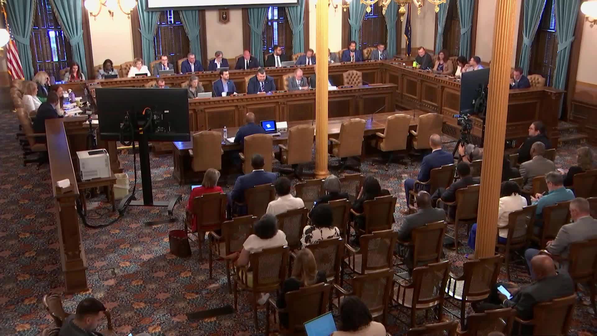 Rep. Green questioning Col. James Brady of the Michigan State Police on ...