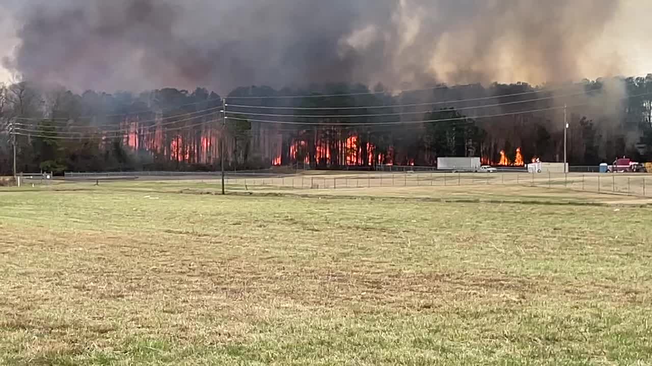 CBS 17 video from the scene of massive Wayne County fire – CBS17.com