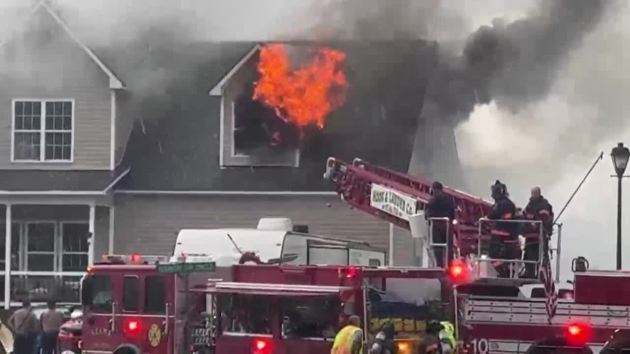 Crews battle two-story house fire in Selma for more than an hour ...