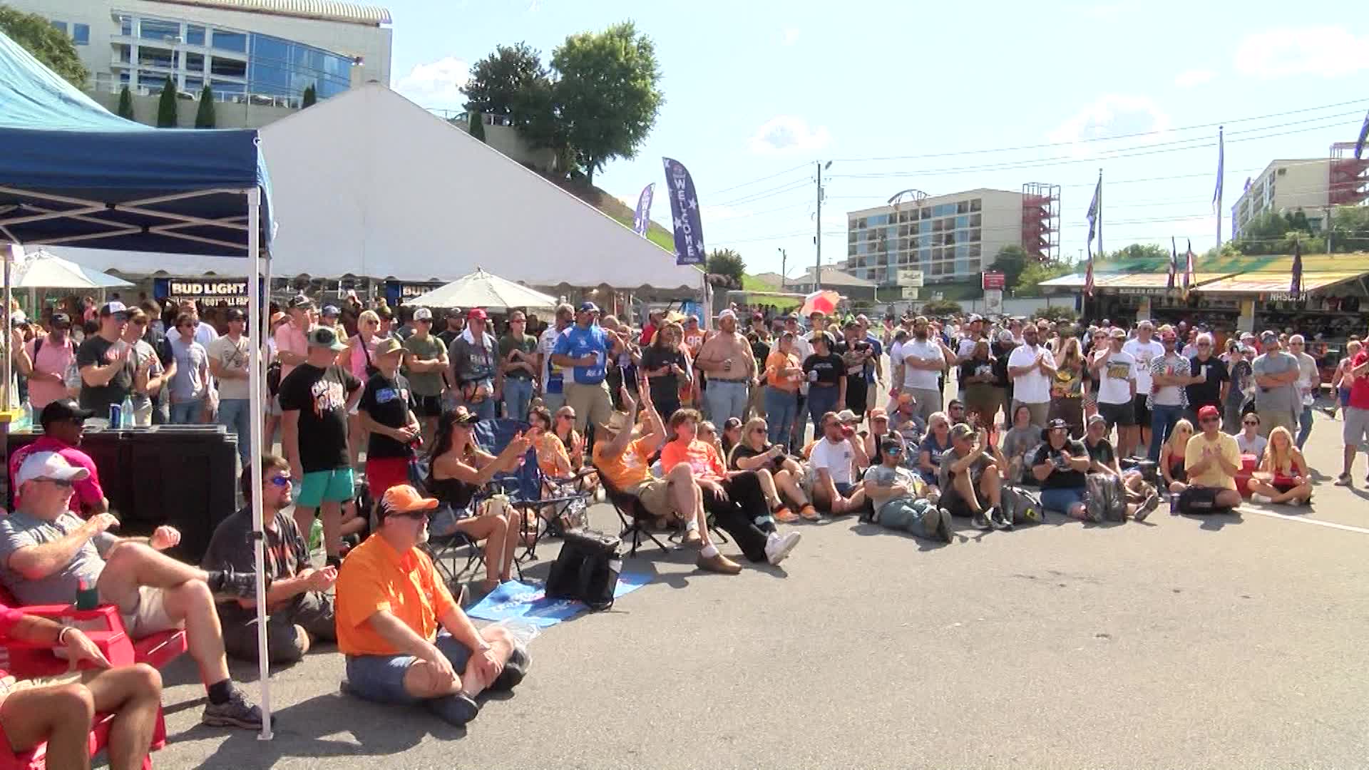Fans enjoy new Bud Light Football Zone at Bristol Motor Speedway – WJHL ...