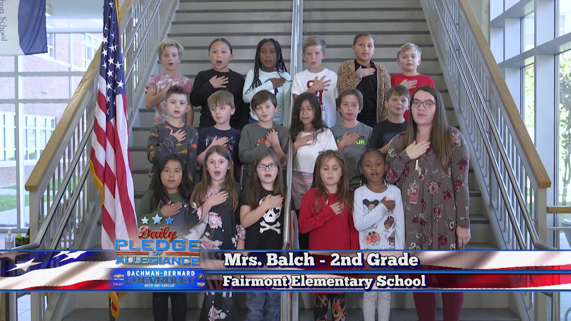 Daily Pledge: Fairmont Elementary – Mrs. Balch’s 2nd Grade Class – WJHL ...