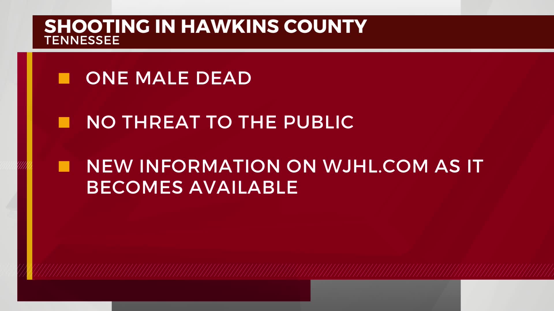 HCSO: Man dead after Friday shooting in Hawkins County – WJHL | Tri ...