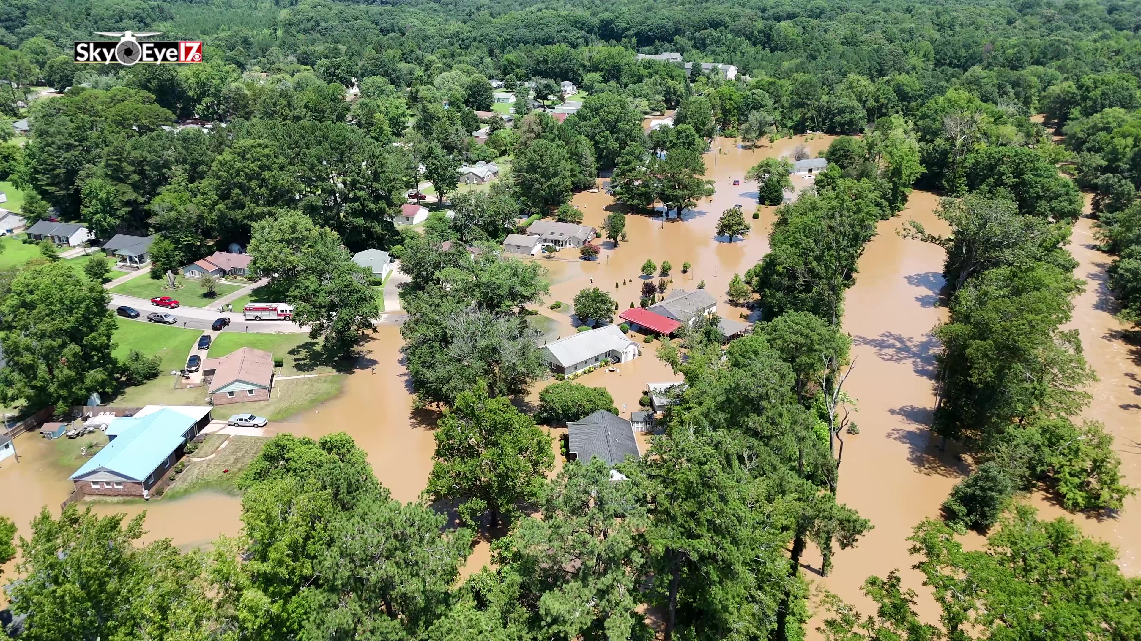 Durham Flood Drone Video – WNCN – WNCT