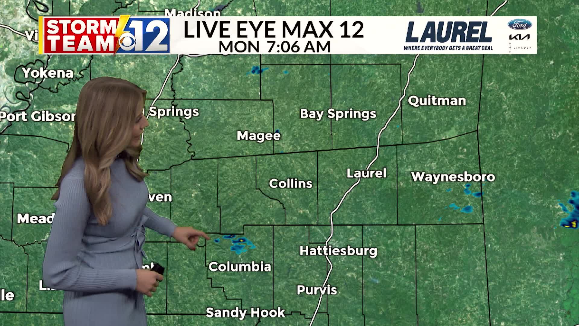 WHLT Monday Morning Weather Update-2/10 – WJTV