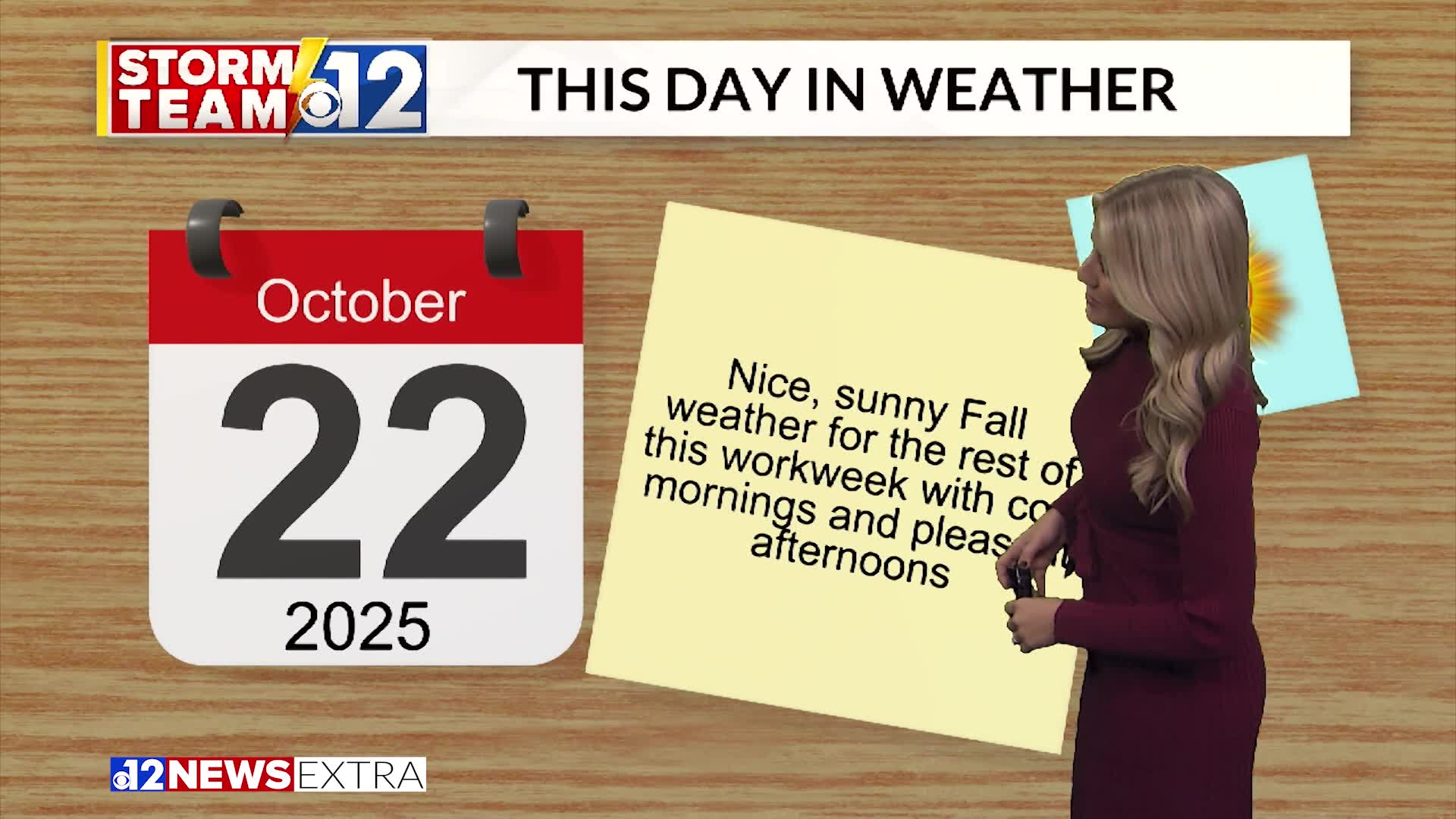 12 news extra: this day in weather afternoon – WJTV