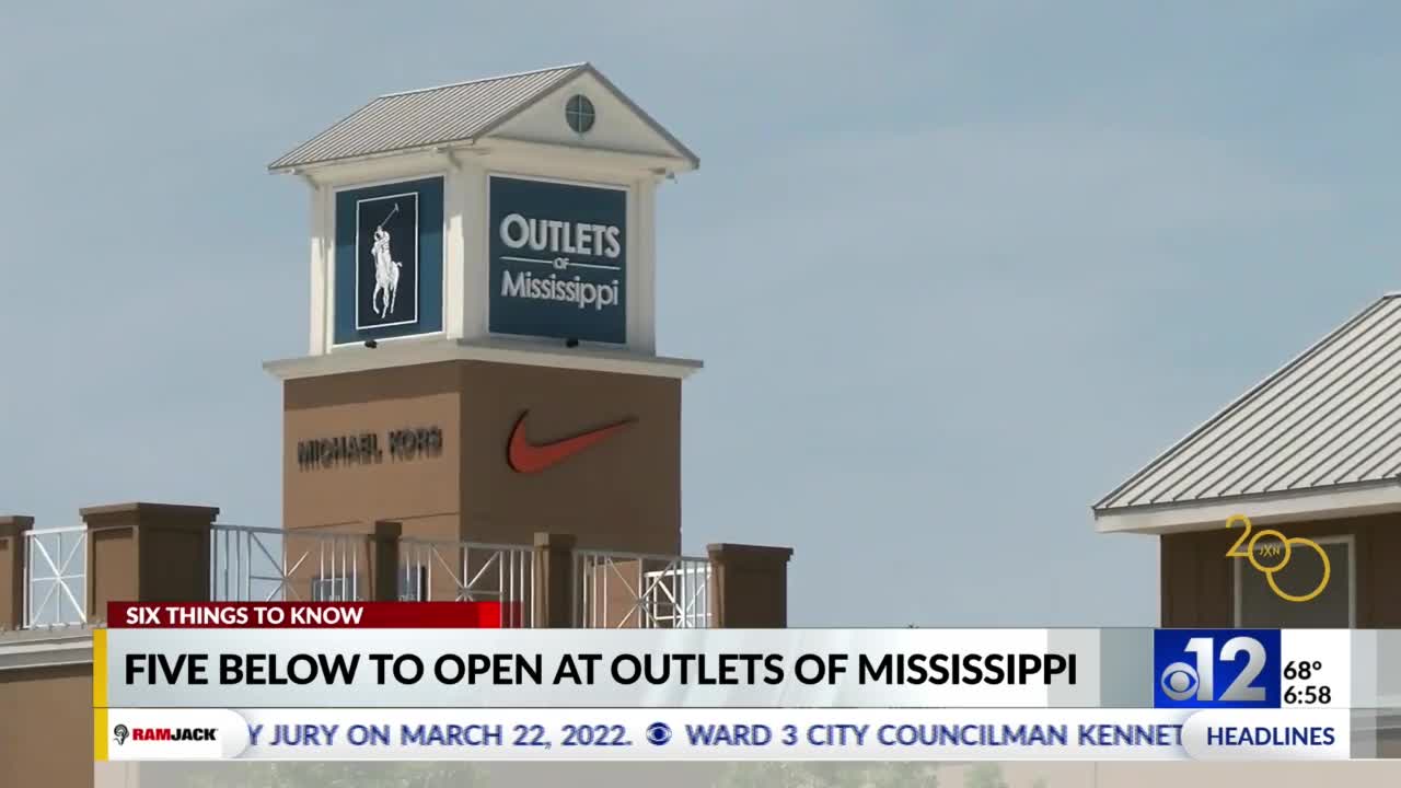 Five Below to open at Outlets of Mississippi – WJTV