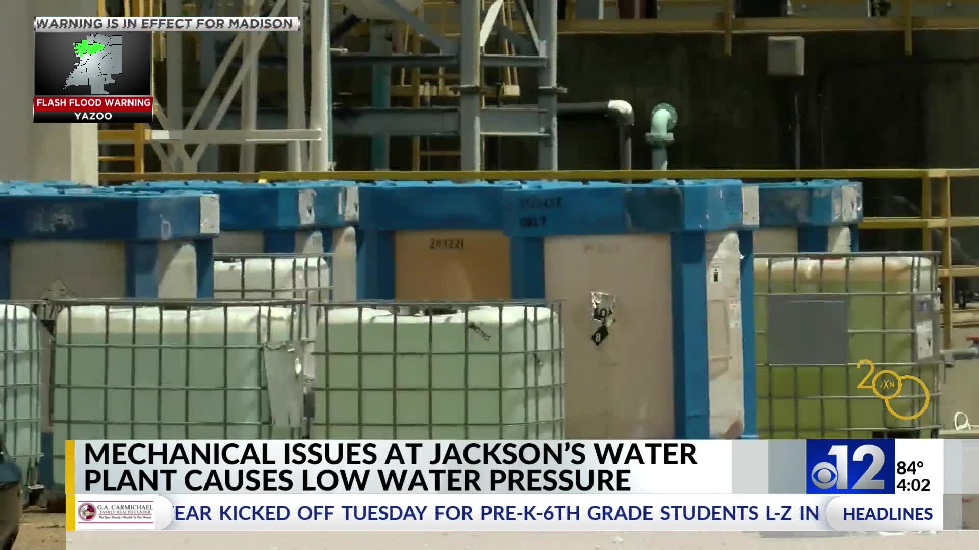 Mechanical issues at Jackson’s water treatment plant causes low water ...