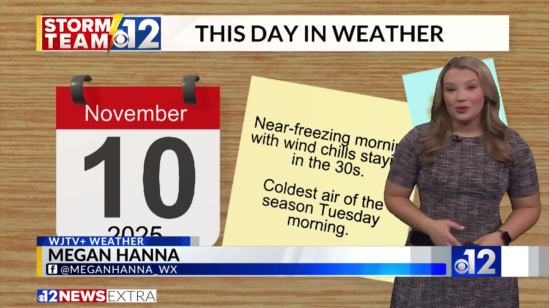12 News Extra: This Day in Weather – AM – WJTV