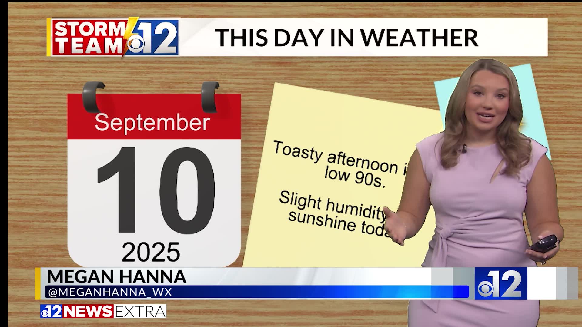 12 News Extra: This Day in Weather – AM – WJTV