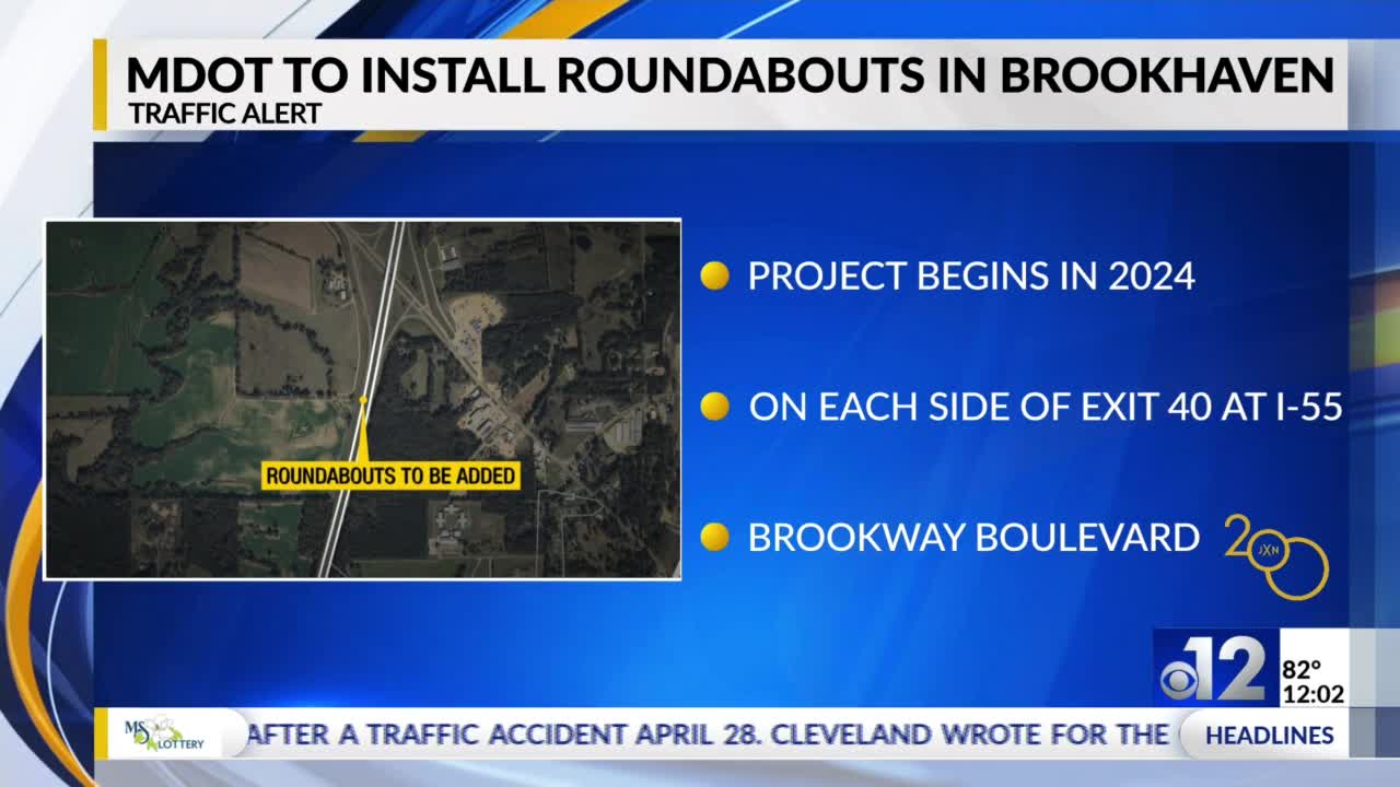 MDOT to install roundabouts in Brookhaven – WJTV