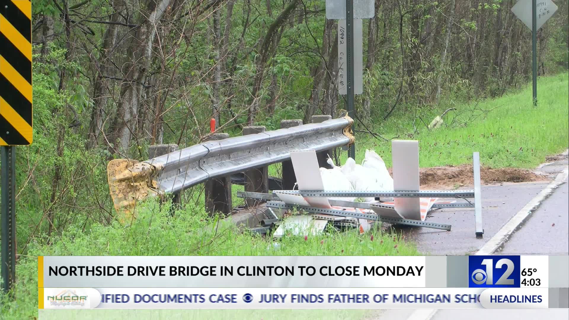 Northside Drive bridge in Clinton to close Monday – WJTV