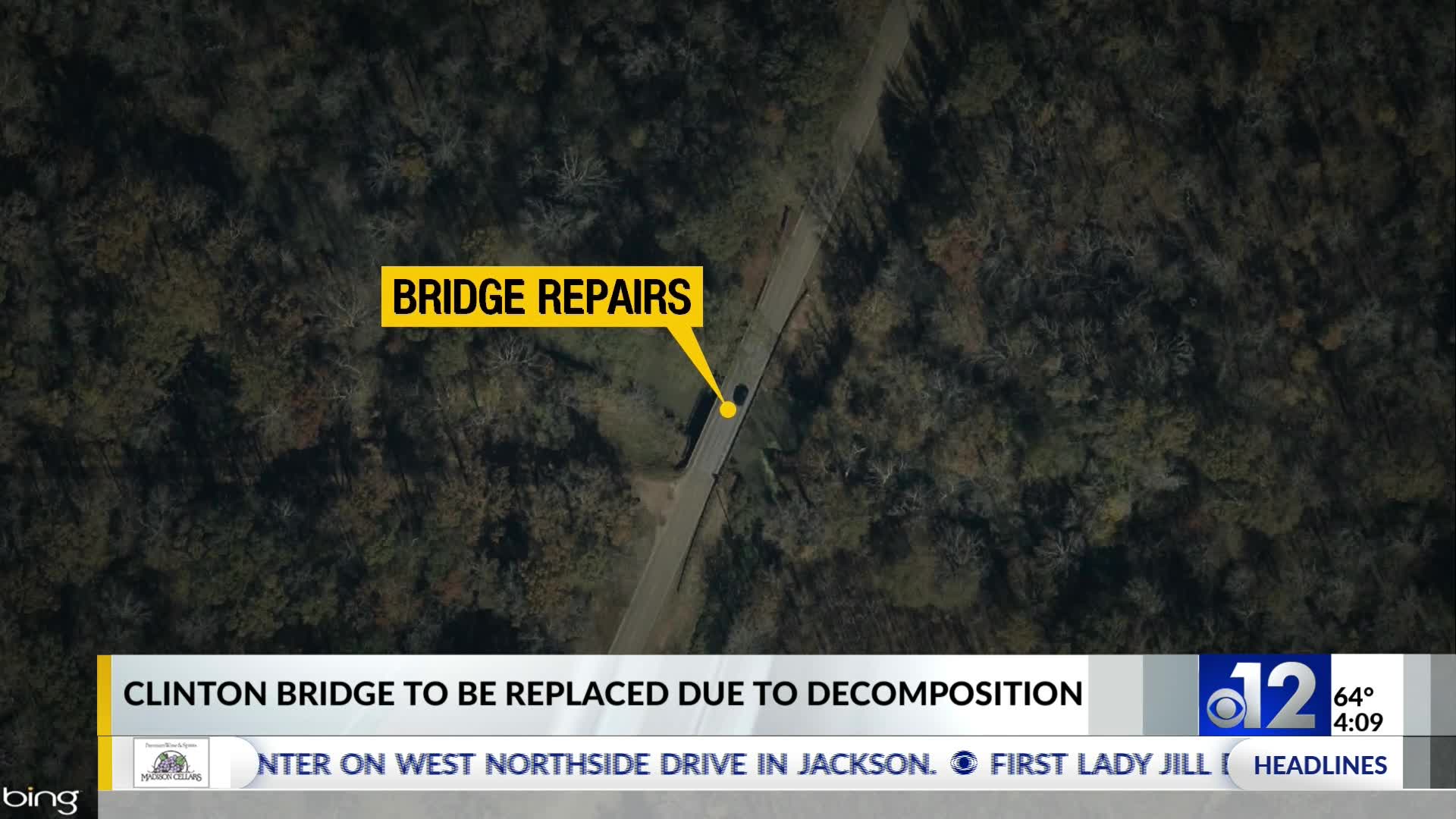 Clinton bridge to be replaced due to decomposition – WJTV