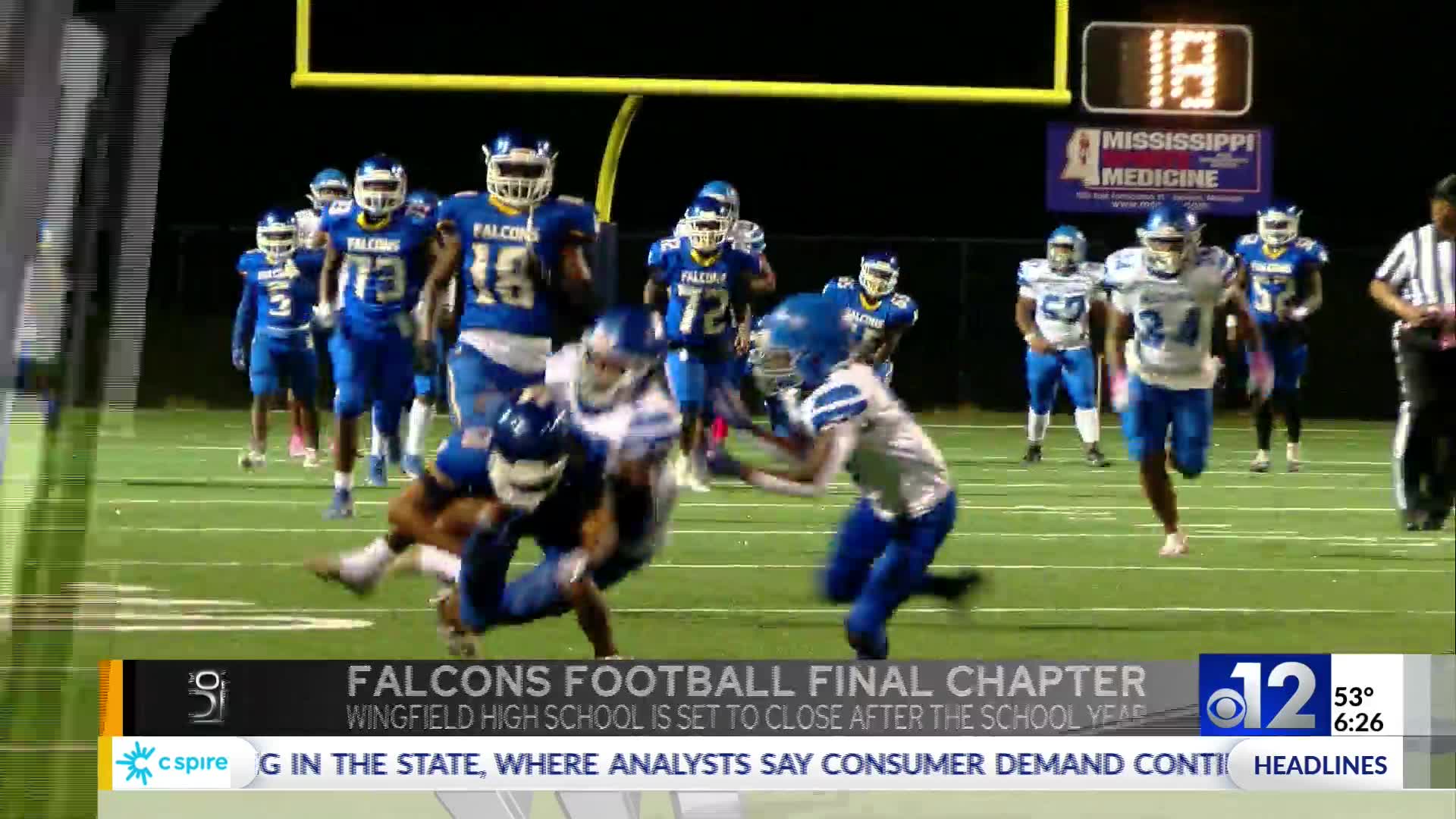 Emotional End to Wingfield Football – WJTV