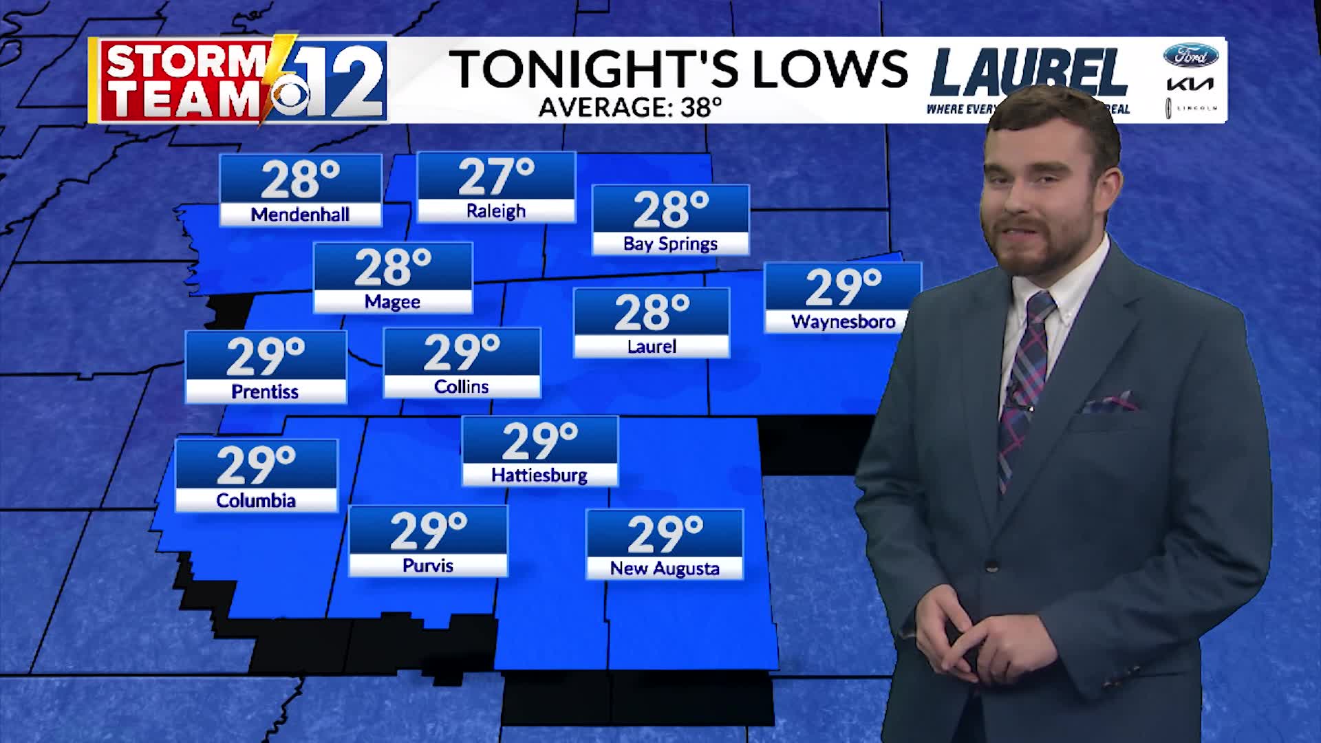 WHLT 10 PM Monday Weather Update – WJTV
