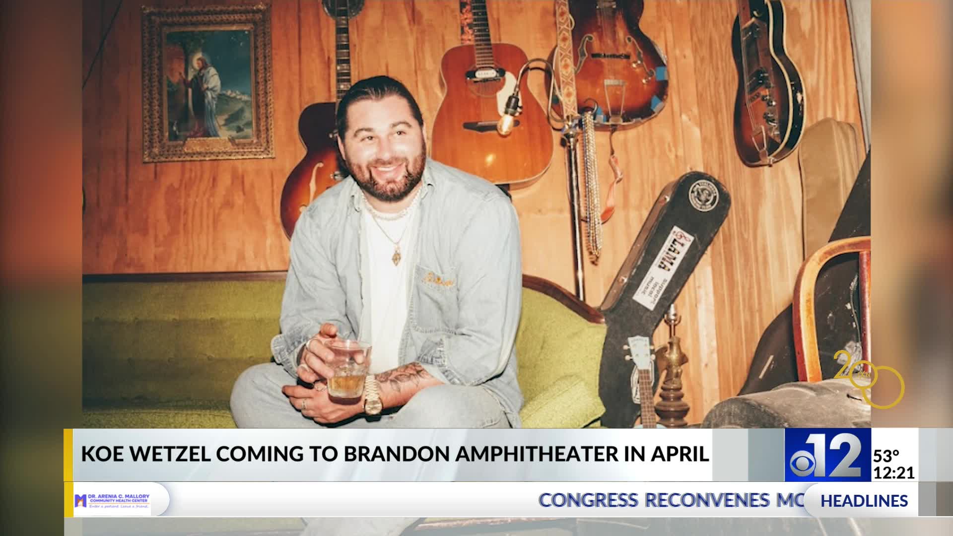 Koe Wetzel to perform at Brandon Amphitheater – WJTV