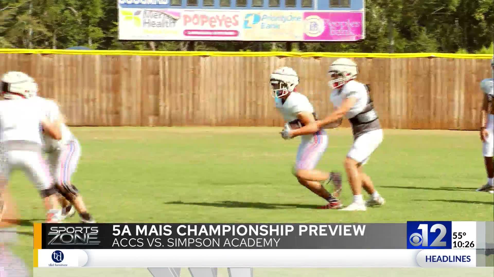 MAIS 5A Football Championship Preview: ACCS vs. Simpson Academy – WJTV