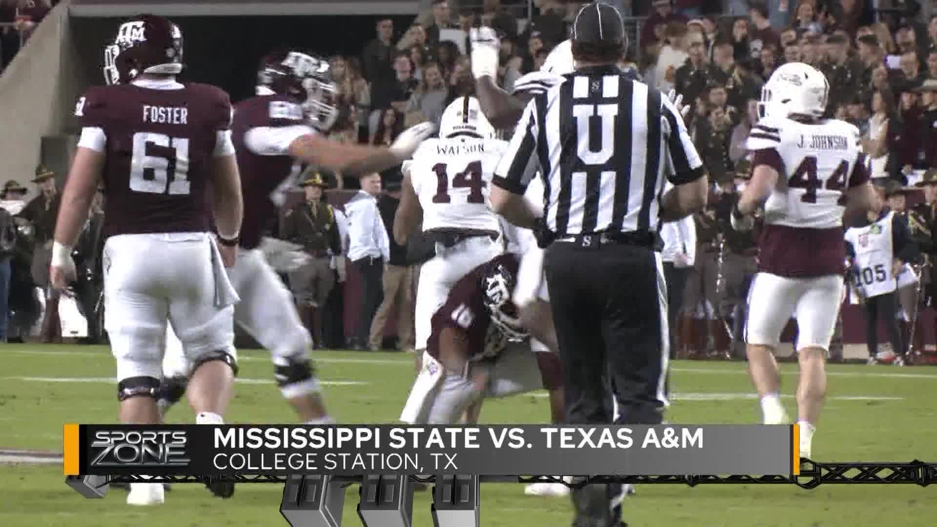 Mississippi State Scores on Opening Kickoff But Falls to Texas A&M – WJTV