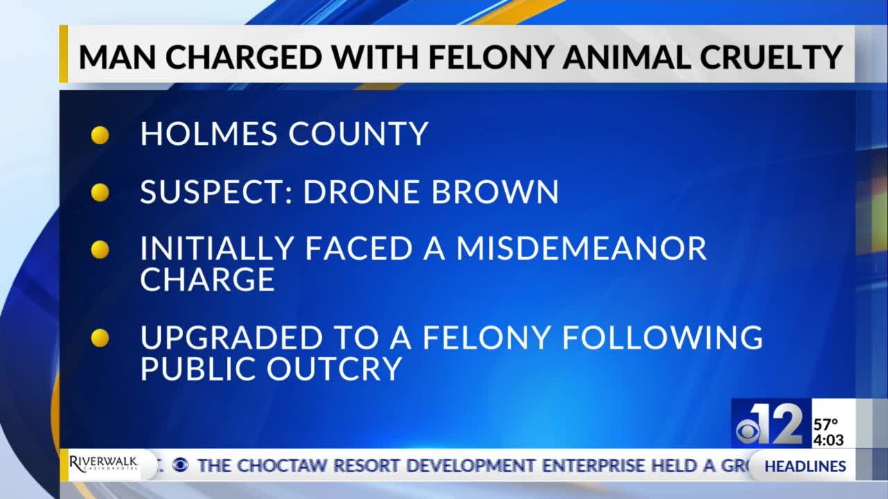 Holmes County man charged with felony animal cruelty – WJTV Holmes County man charged with felony animal cruelty – WJTV
