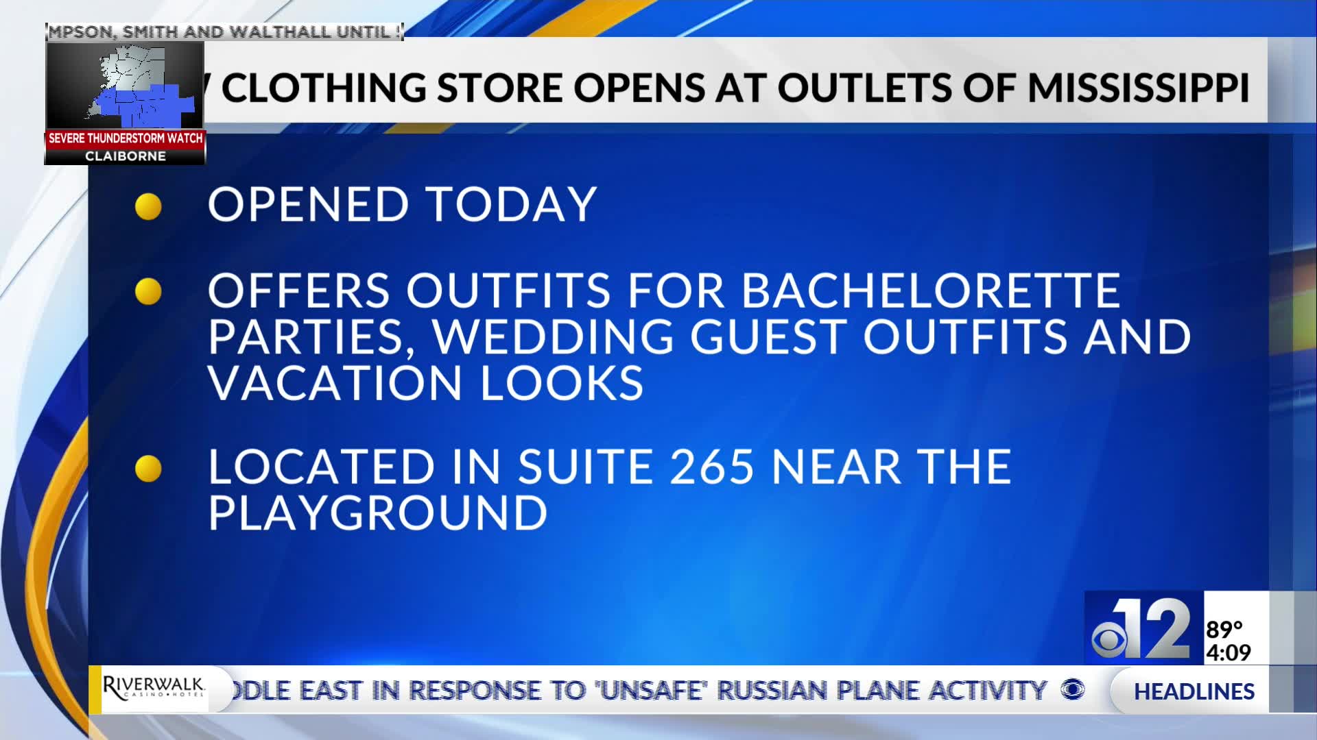 New clothing store opens at Outlets of Mississippi – WJTV