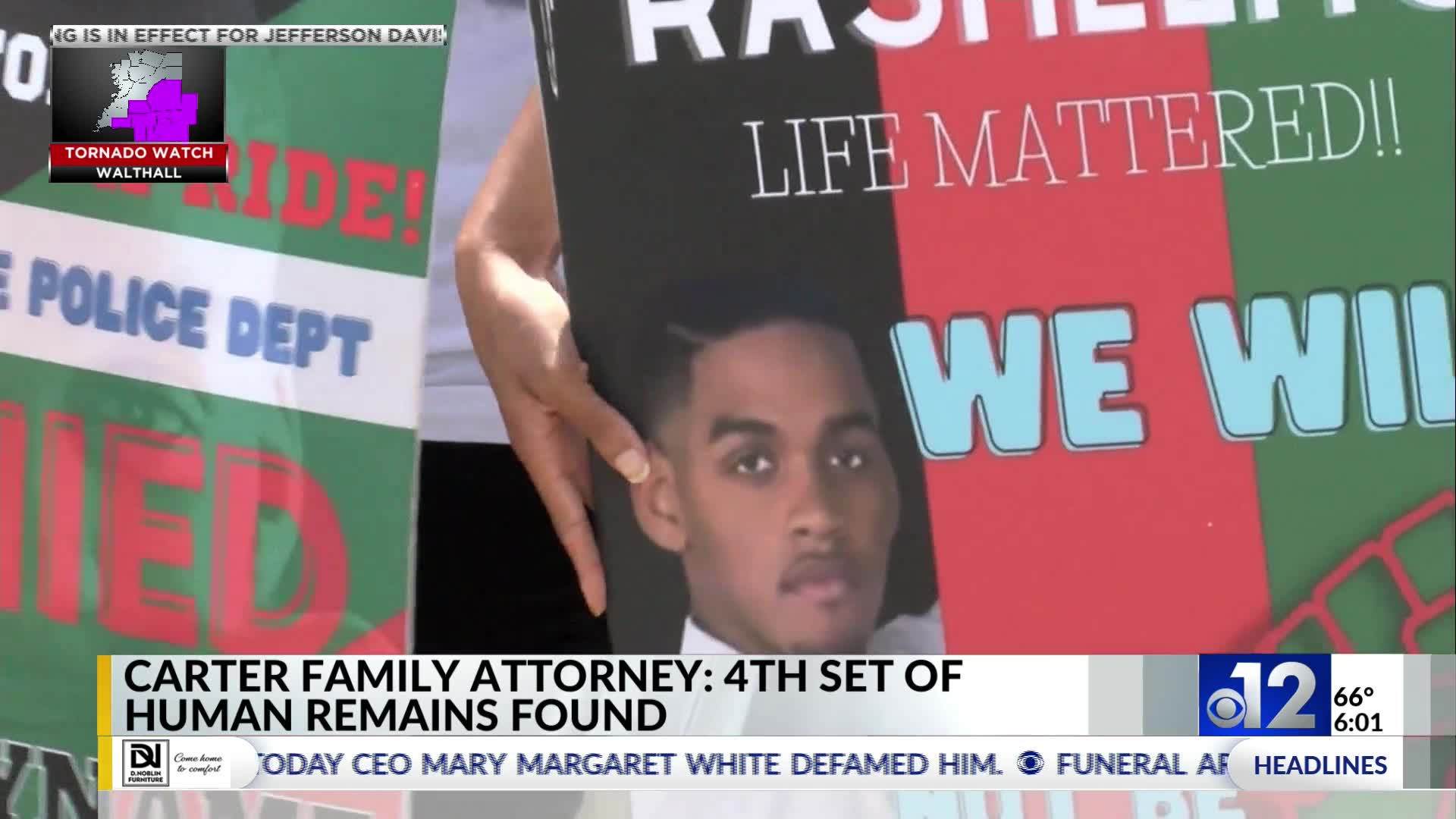 Family of Rasheem Carter wants more transparency in case – WJTV