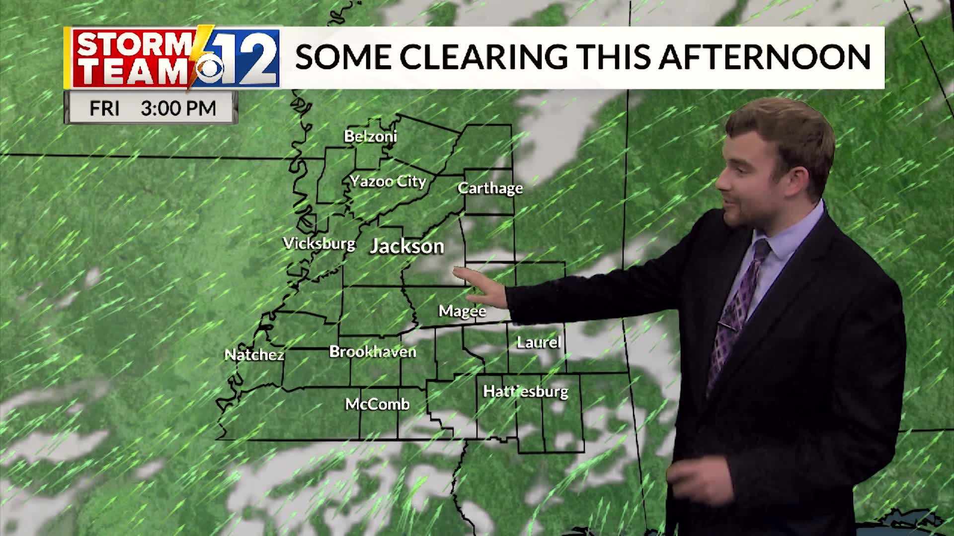 Midday Friday Weather Update – WJTV