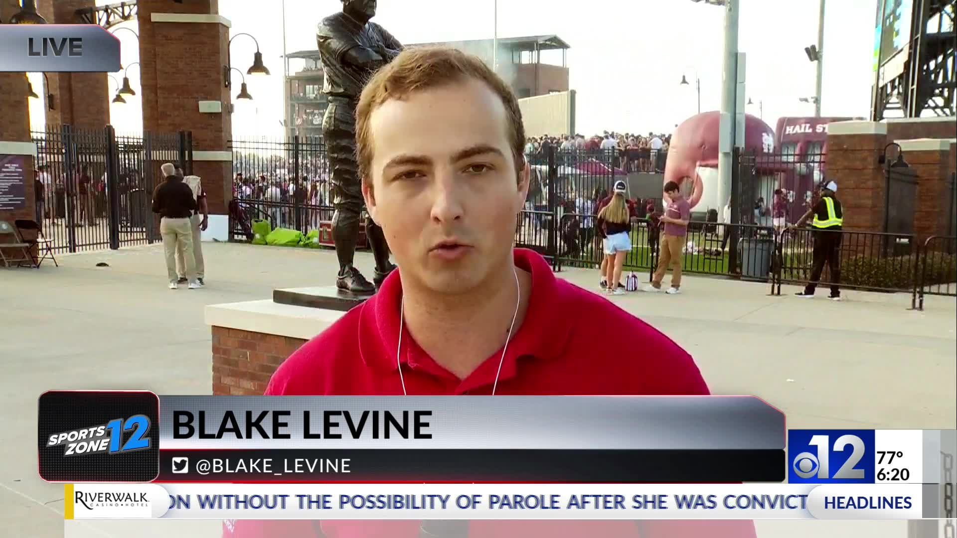 MSU Honors Ron Polk with Statue – WJTV